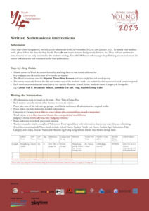 Submission Instructions Written 2023_ – Hong Kong Young Writers Awards 2026