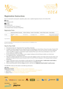 Registration Instructions eDM 2024_01 – Hong Kong Young Writers Awards 2025